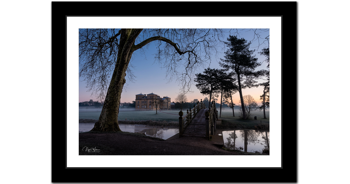 Croome Court during blue hour - Signed limited edition print