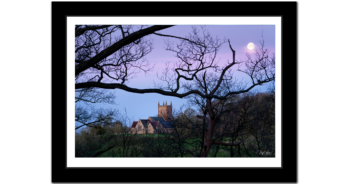 St Mary the Virgin Church Hanbury - Signed limited edition print
